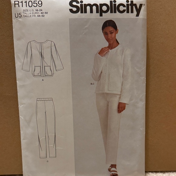 Simplicity | Pants & Jumpsuits | Simplicity Plus Size Womens Top And ...